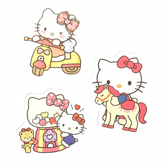 Hello Kitty | Accessories | Hello Kitty Vinyl Stickers Set | Poshmark